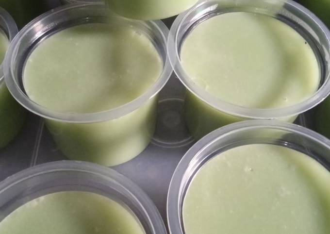Resep Puding santan pandan oleh Ratna Haryani - Cookpad
