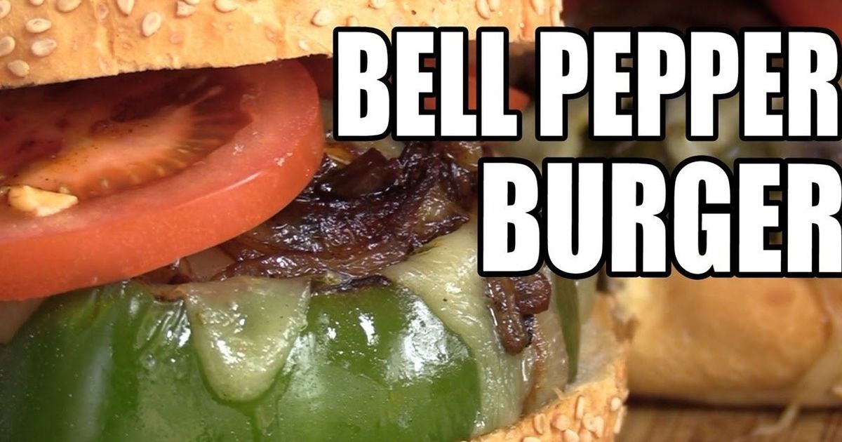 Bell Pepper Burgers Recipe By Man Osteel
