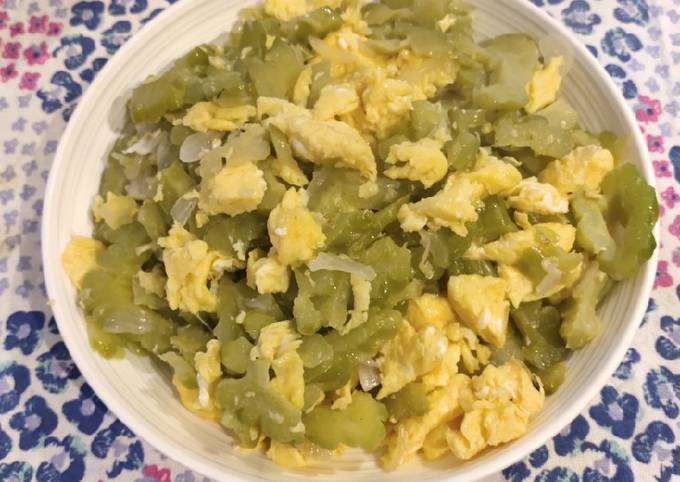 Ampalaya con Eggs Recipe by Emie - Cookpad