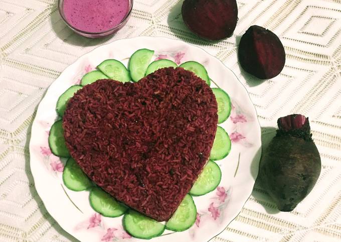 Beetroot Rice Recipe by Sudipa Gope - Cookpad