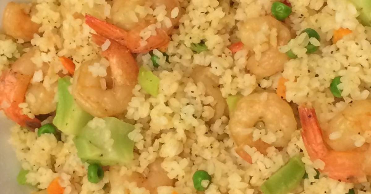 Shrimp fried Rice with vegetable Recipe by Devine Love - Cookpad