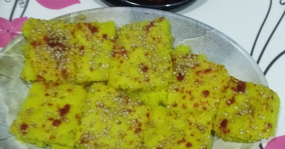 Mix Dal Rice Dhokla Recipe by pinal Patel - Cookpad