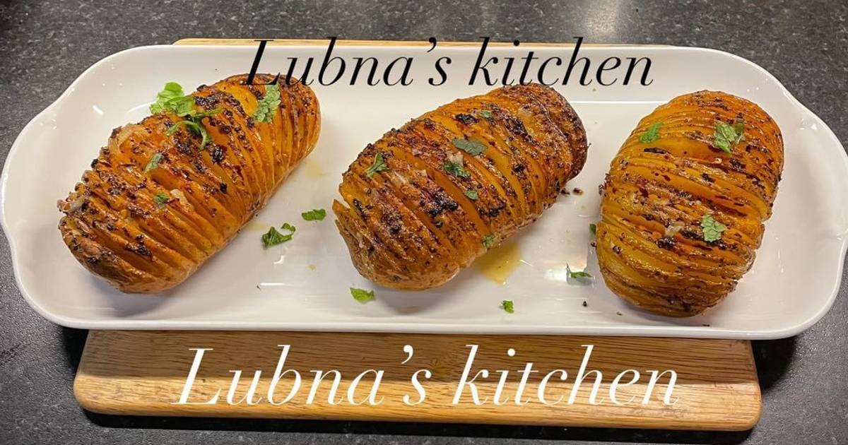 Hasselback potatoes: Recipe by Lubna’s Kitchen - Cookpad