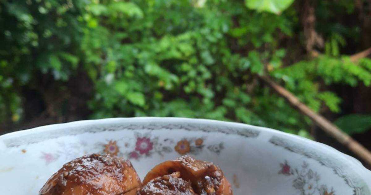 Resep Telur bacem super simpel oleh Wanda Sha - Cookpad