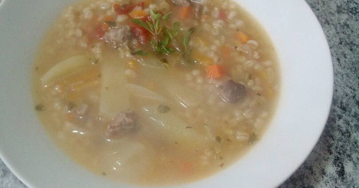 Sopa De Morón Con Verduras Receta de Mercedes Huaman Flores- Cookpad