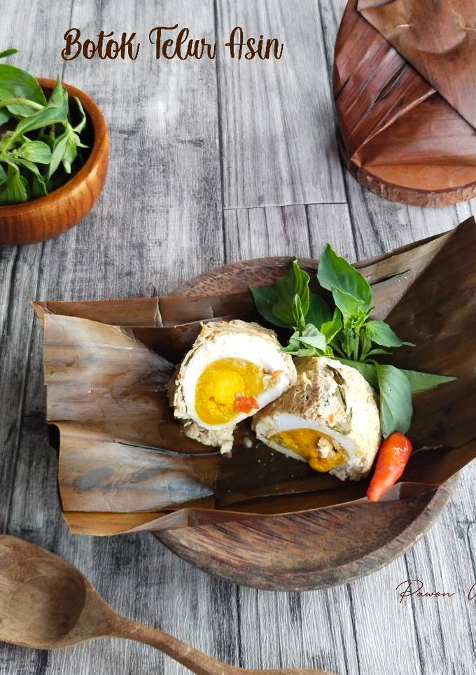 Resep 575. Botok Telur Asin kemangi oleh Pawon Winna - Cookpad