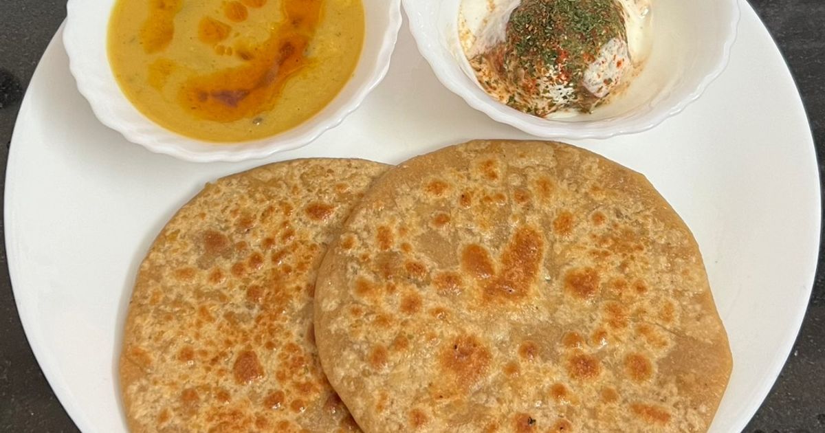 Multigrain Flour Achari Missi Paratha Recipe by Alka Bhandari - Cookpad