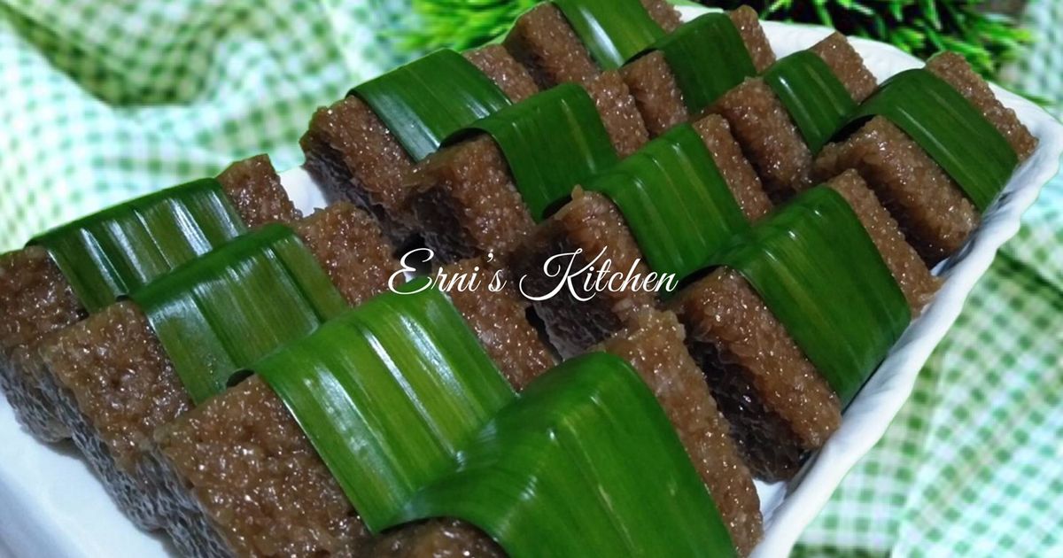 Resep Wajik Ketan Gula Merah (Legit & Pulen) oleh Erni's Kitchen (RK ...
