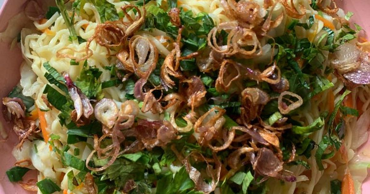 Resep menu syukuran mie rumahan enak dan mudah - Cookpad