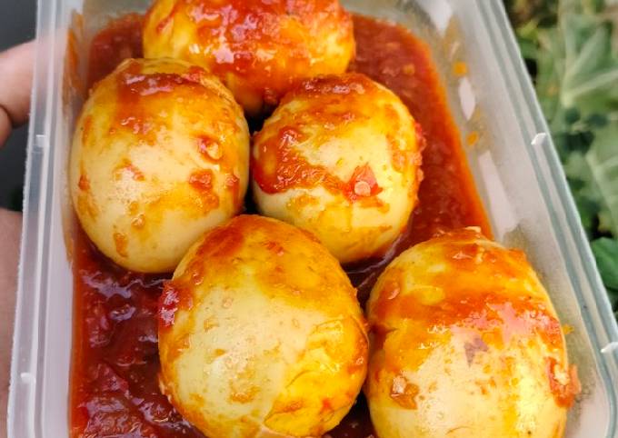 Resep Telur Bali atau Telur Bumbu Bali oleh eva - Cookpad