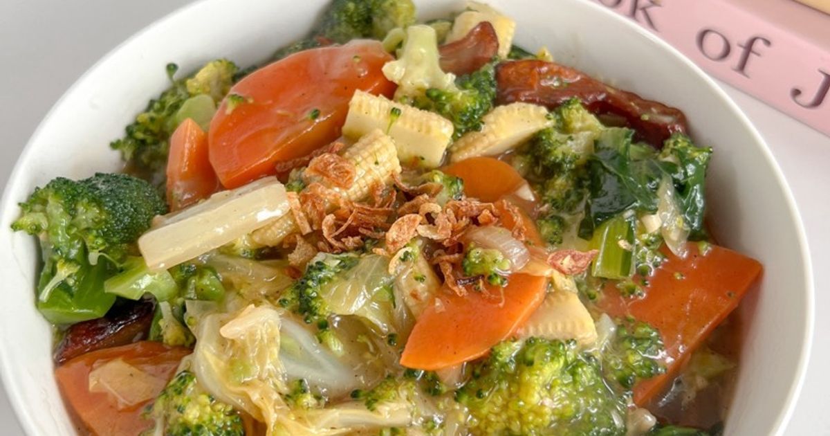Resep oseng capcay kembang kol caisin rumahan enak dan mudah - Cookpad