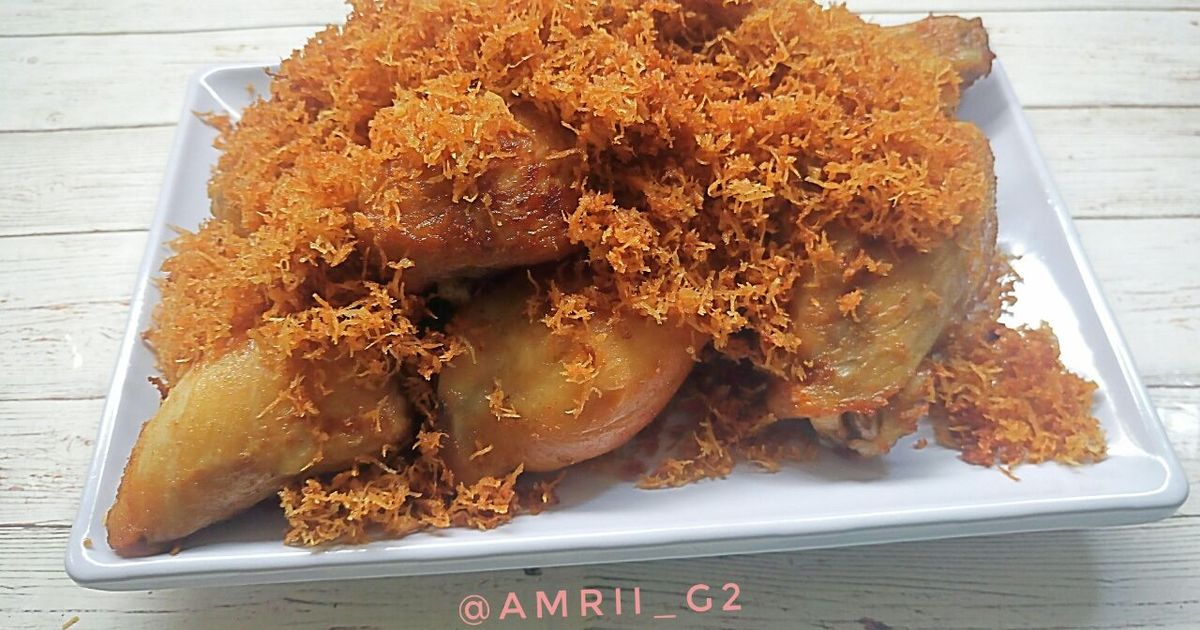 Resep Ayam Goreng Serundeng Kelapa oleh Kaka beryl @amrii_g2 - Cookpad