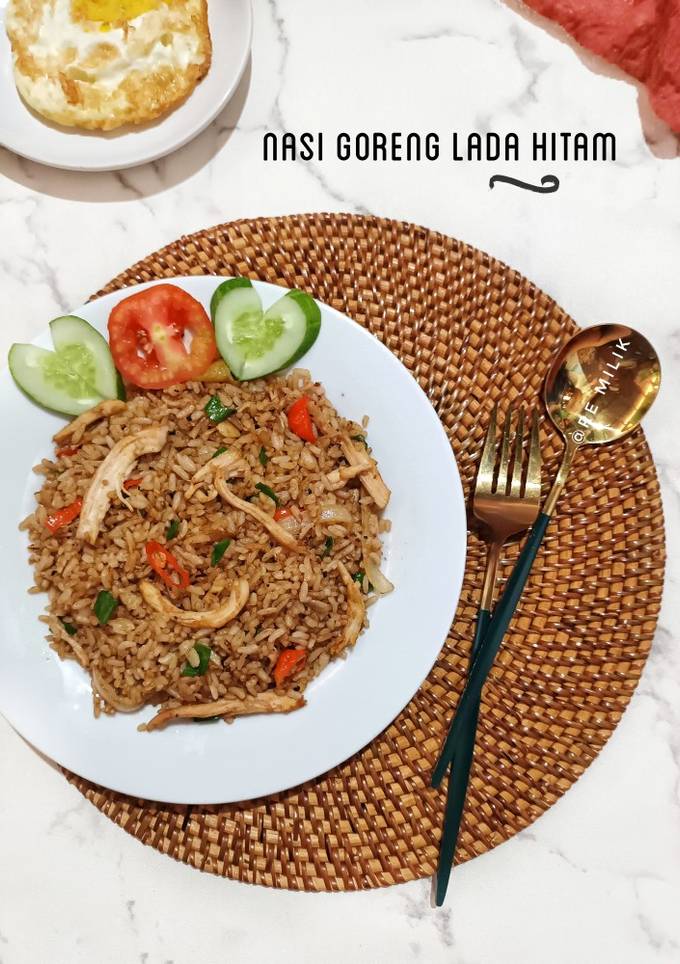 Resep 441. Nasi Goreng Lada Hitam oleh Re Milik - Cookpad