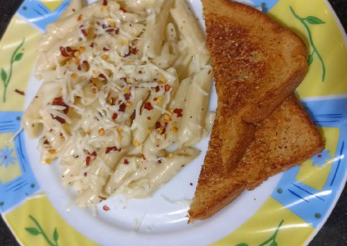 White Sauce Pasta Recipe by Chetna Dhanak - Cookpad