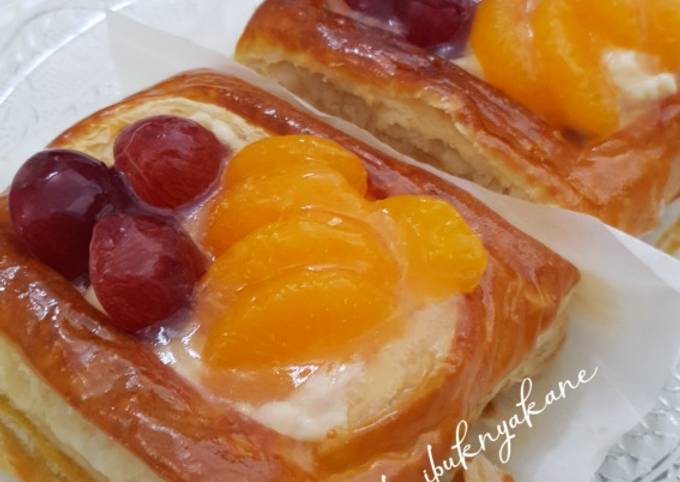 Resep Fruit Puff pastry instan oleh Lidia Pratiwi - Cookpad