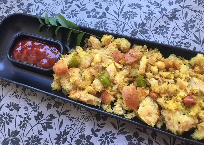 Bread poha Recipe by Rucha Petkar - Cookpad