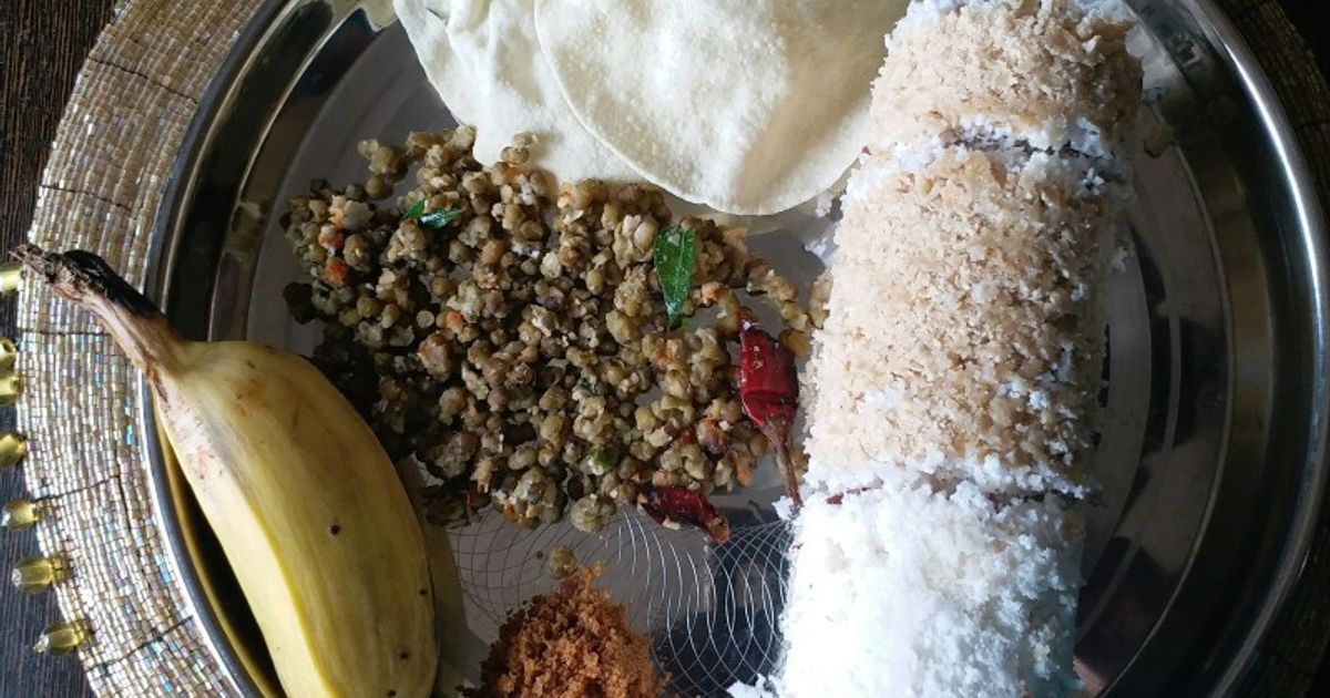 Wheat And Hand Pound Rice Puttu Recipe by Foodieszing - Cookpad