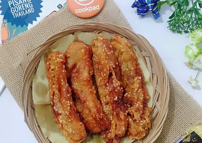 Resep Kluay Tod / Pisang Goreng Wijen Thailand oleh Nining MamaLouis - Cookpad