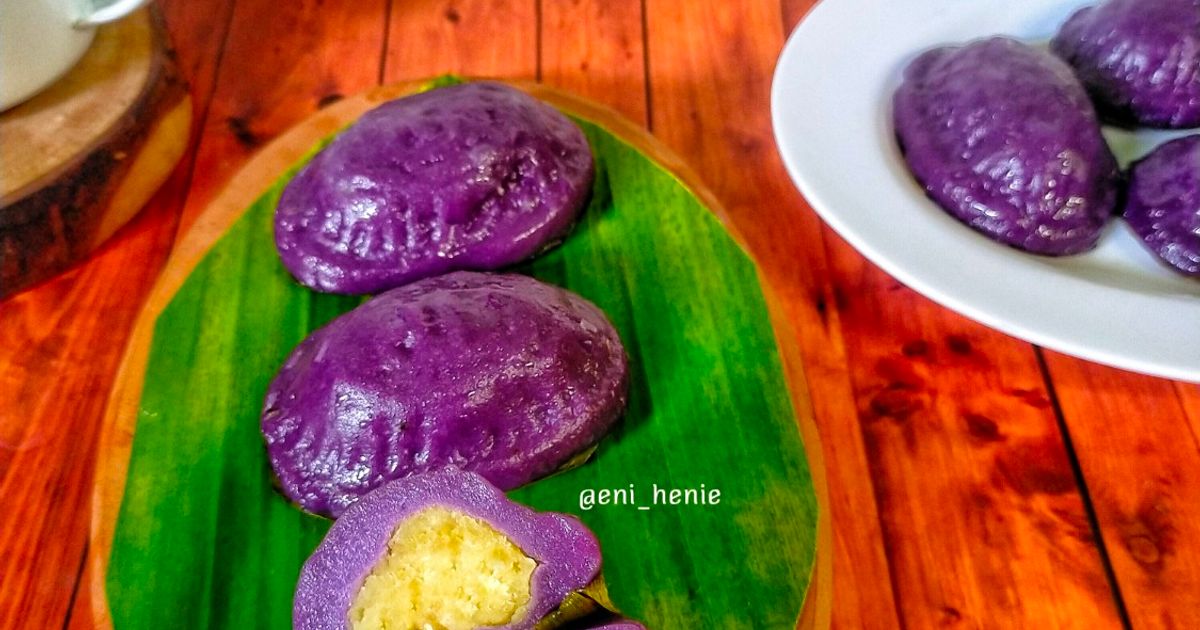 Resep 853. Kue Ku Ungu (Dengan Pasta Taro) oleh Eni henie - Cookpad