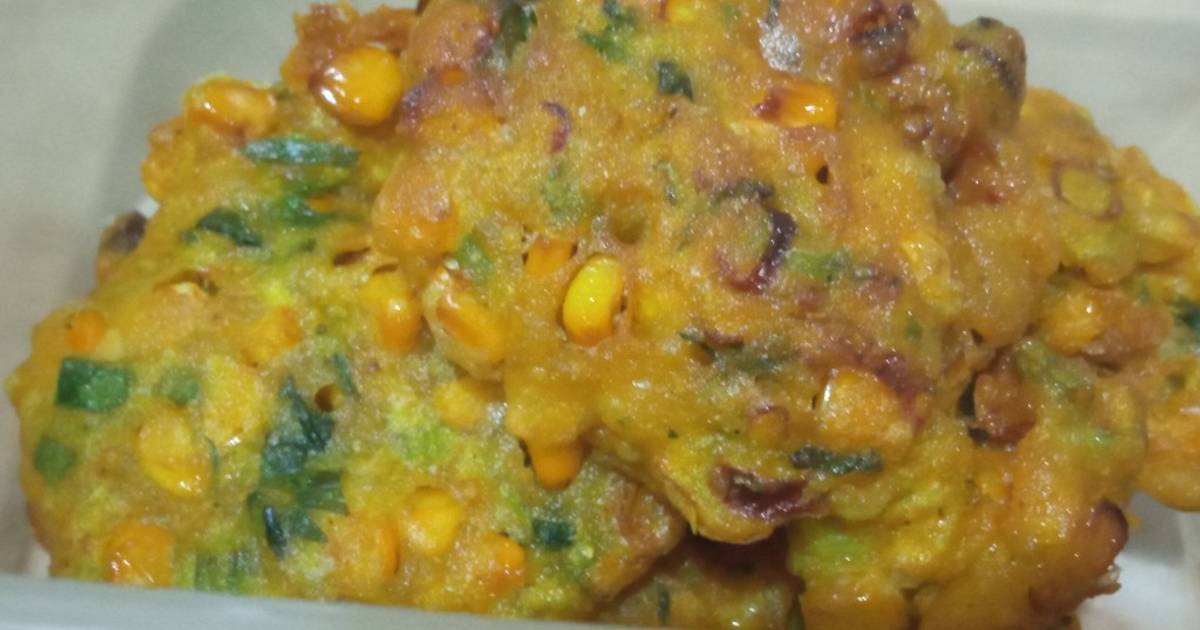 Resep Bakwan jagung krispi bumbu bubuk racik sendiri oleh Anisa - Cookpad