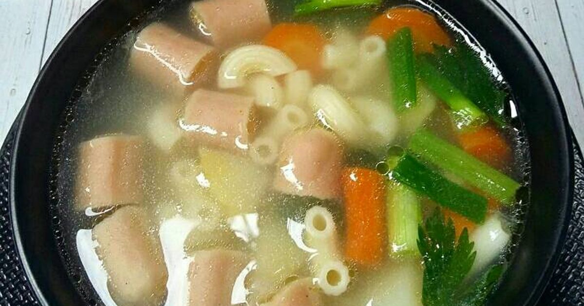 Resep sop sosis dan ceker rumahan enak dan mudah - Cookpad
