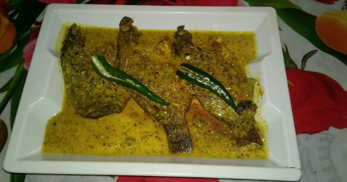 Telapia Fish Curry(telapia Macher Jhal) Recipe by Chandana Mondal - Cookpad