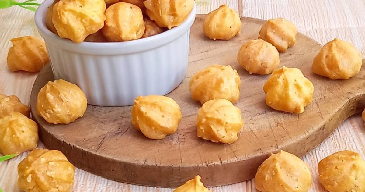 Resep Crispy Cheese Choux oleh Cezie Liem - Cookpad