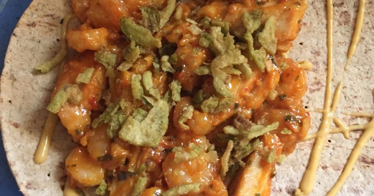 Spicy Shrimp And Chicken Wrap Recipe By Hannah Cleveland