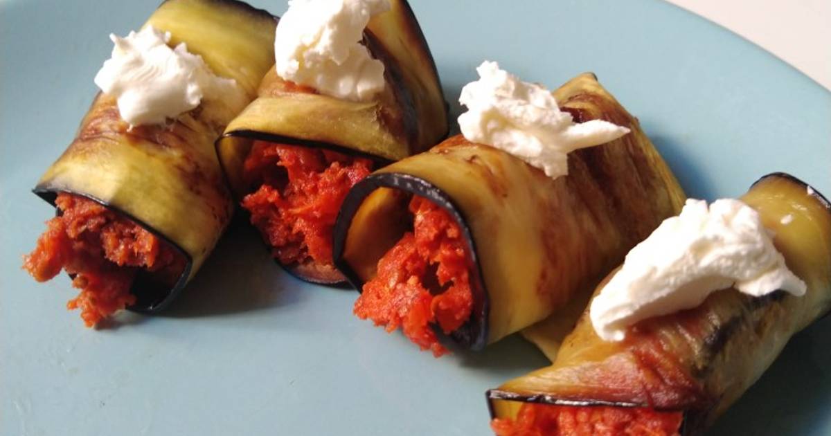 Rollitos de berenjena - 133 recetas caseras- Cookpad