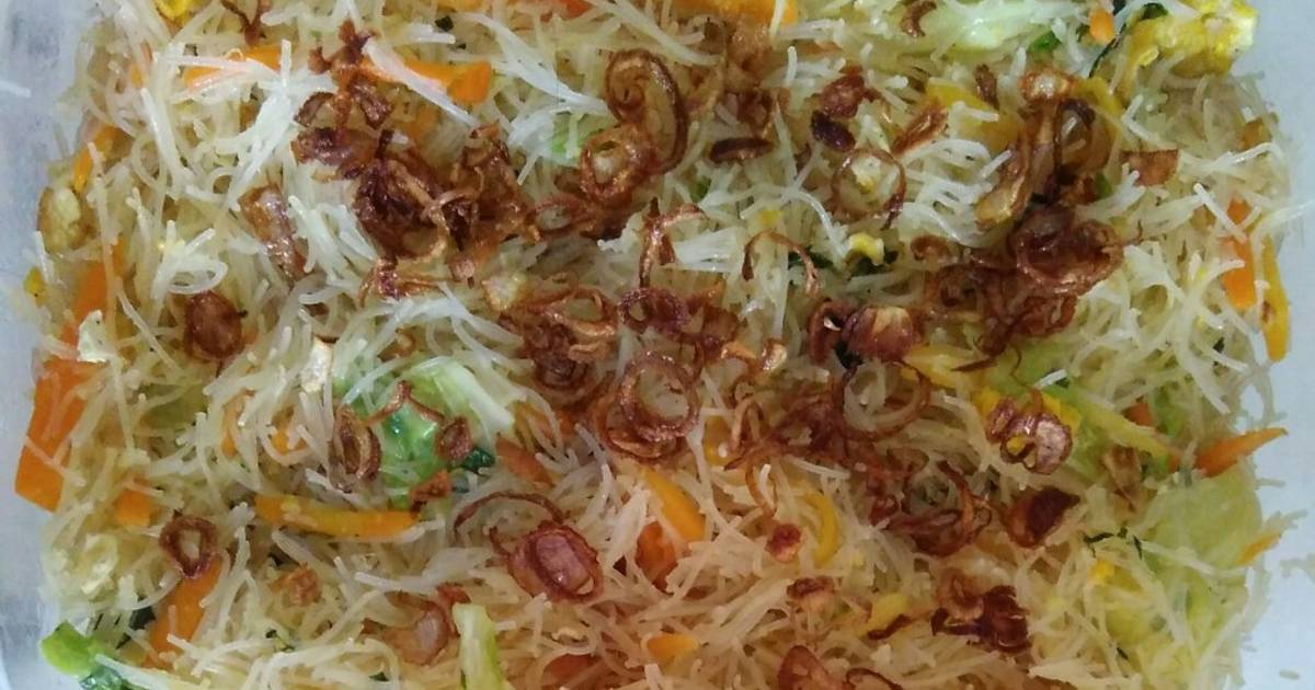 Resep Bihun goreng putih tanpa kecap oleh NonaNanaOnoMino - Cookpad