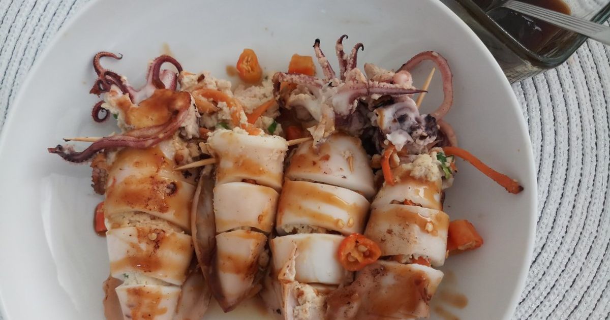 Resep Cumi Isi, Saos Coklat Manis oleh Wenxi Win - DKI Jakarta - Cookpad