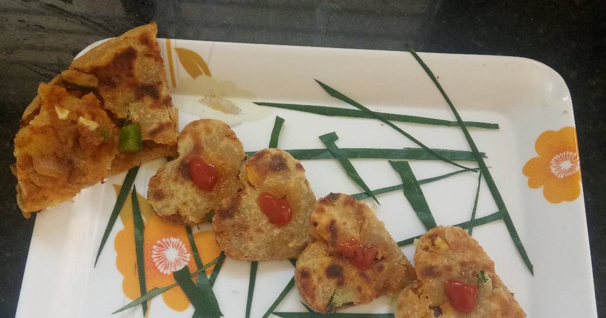 Pav bhaji paratha Recipe by Arachana Suraj Khandelwal - Cookpad