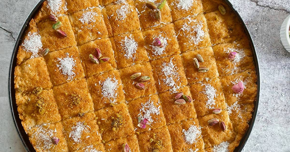 طريقة عمل هريسة بالجوز الهند على اصولها بطريقة سهلة وسريعة من Fatima, kitchen&cook - كوكباد