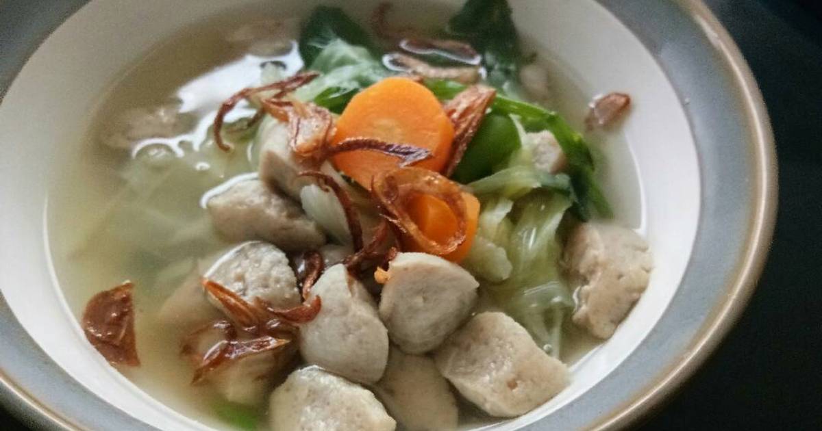 Resep Sup Bening Baso oleh Mita Aliefa - Cookpad