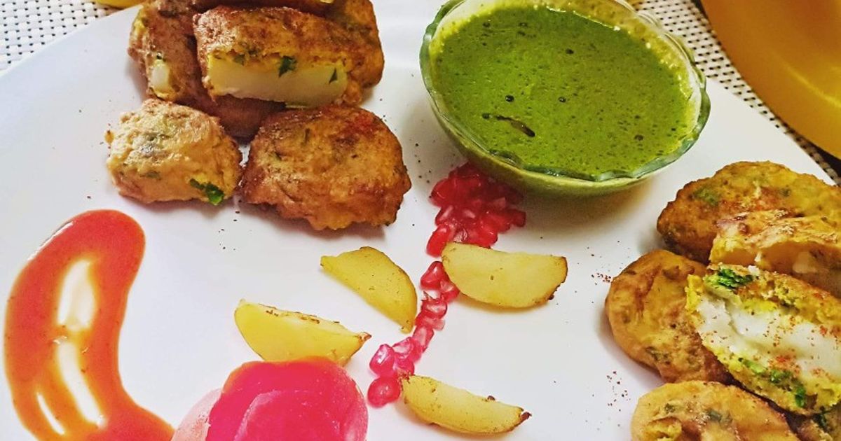 Samolina Palak Aaloo Pakodas Recipe by Satya Jha - Cookpad