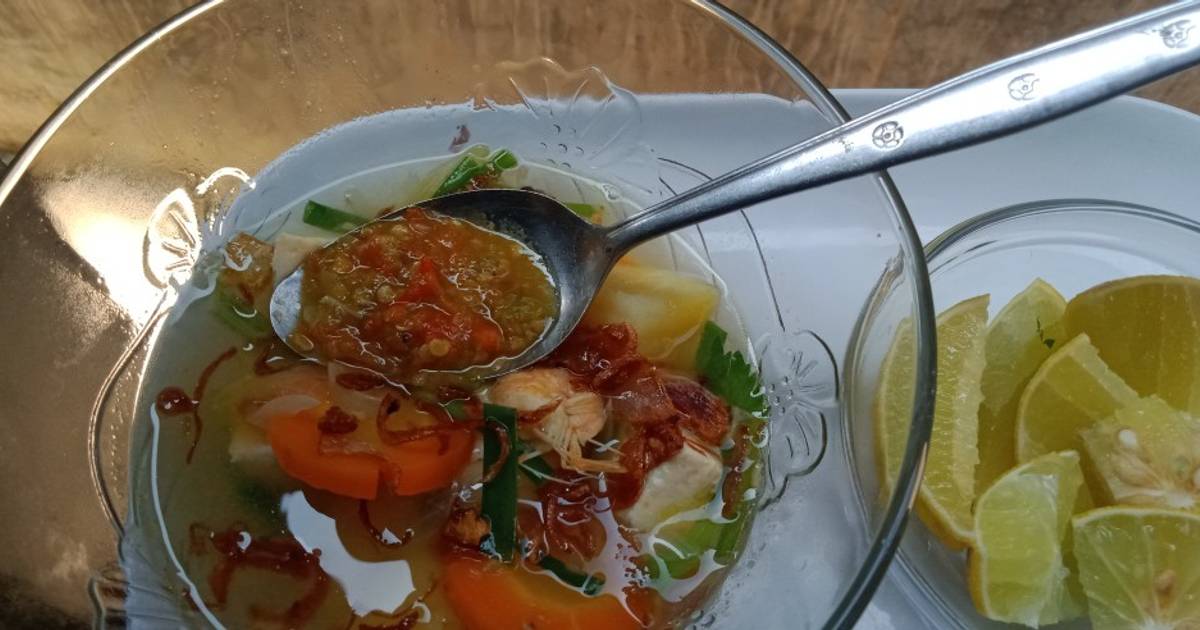 Resep Sup bening udang 🍤+tahu oleh Diajeng Erma Prasetio - Cookpad