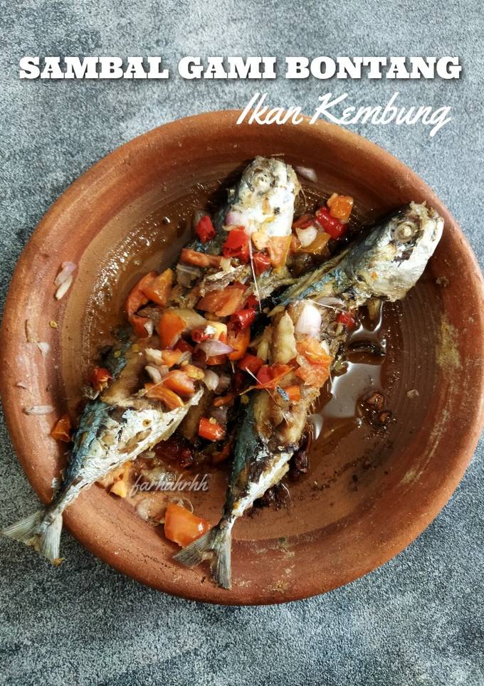 Resep Sambal Gami Bontang Ikan Kembung oleh Farhah - Cookpad