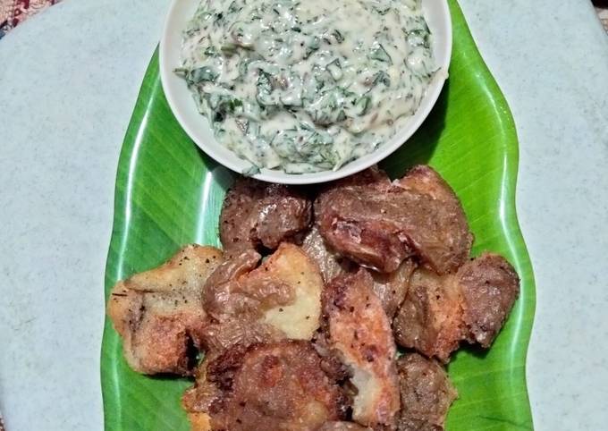 Smashed baby potatoes with Pudina dip. #week16 #goldenapron2023 # ...