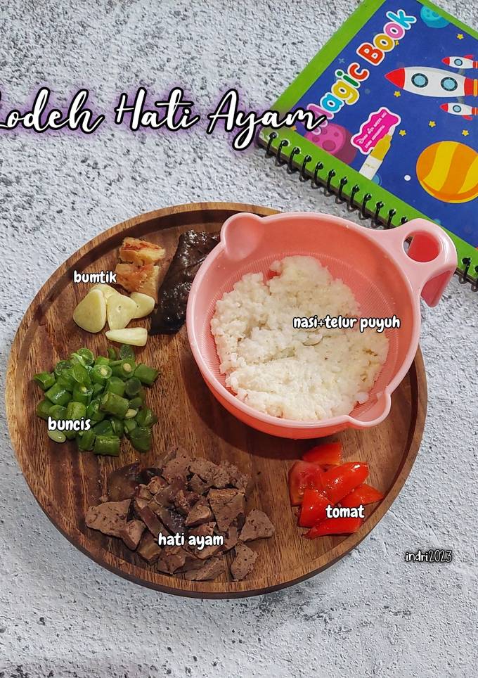 Resep Lodeh Hati Ayam : mpasi mulai 6m+ oleh Dapur Halal (Indri) - Cookpad