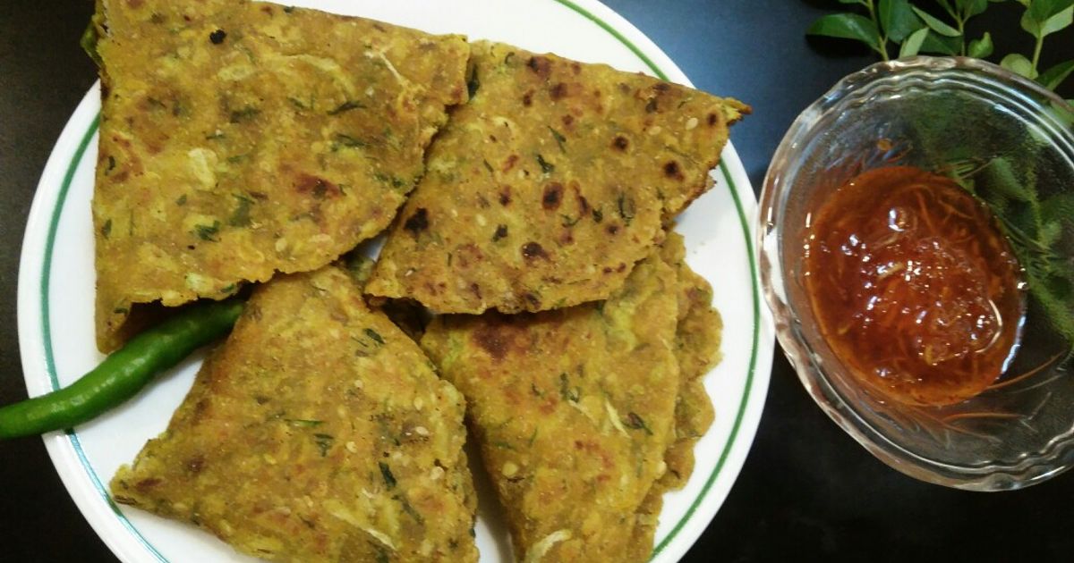 Bajra Dhudhi (Bottle Gourd) Thepla Recipe by Jasmin Motta _ #BeingMotta ...