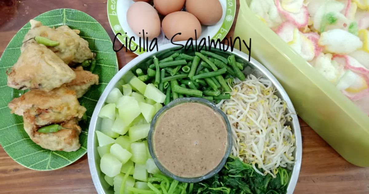 Resep pecel sayur: Sehat, segar, mudah & lezat!