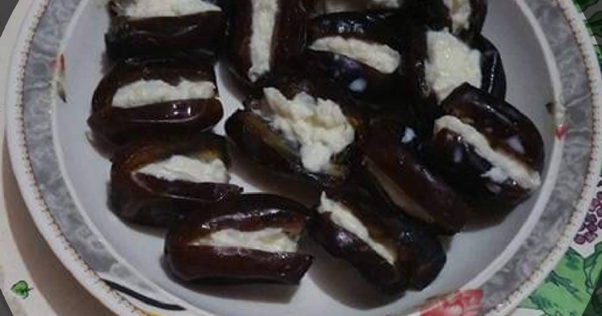 Cream dates Recipe by Kiran Abrar - Cookpad