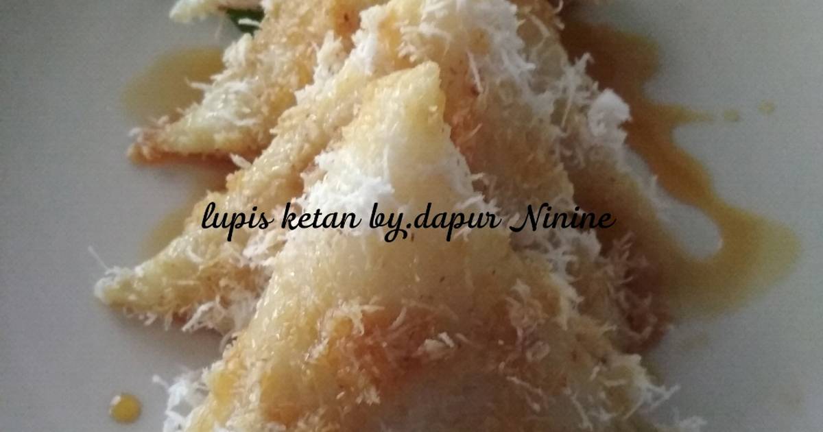 Resep Lupis Ketan Putih Oleh Yessi Sulistria💕 Dapur Ninine Yessi Cookies Cookpad