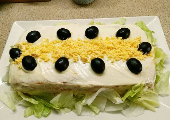 Pastel frío Receta de toniru- Cookpad