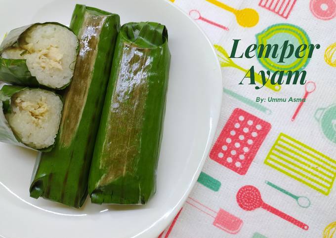 Resep 86. Lemper Ayam 💚 oleh Rahayu Sulistiorini - Cookpad