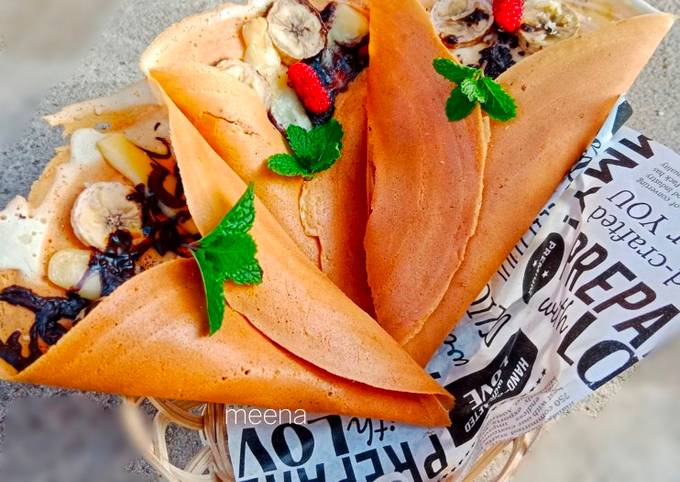 Resep Crepes Crispy Teflon oleh Mena Andriana - Cookpad