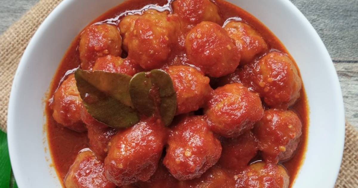 Resep Balado Bakso Pedas Manis oleh Diana Nurjanah - Cookpad