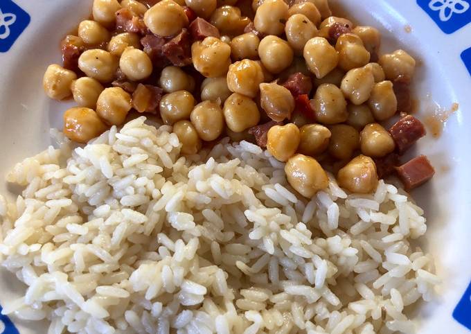 Arroz con garbanzos Receta de WE- Cookpad