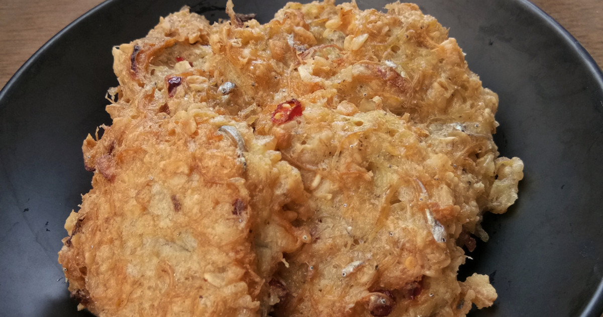 Resep Dadar Teri Oatmeal oleh baha.giah - Cookpad