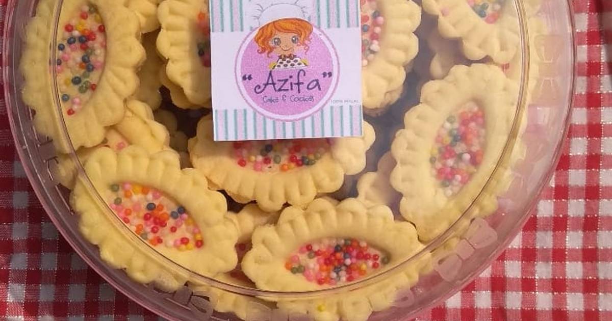 Resep Springkle Cookies oleh azifa cookies - Cookpad